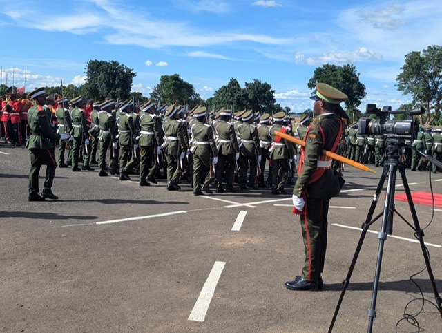 President Hichilema Commissions Over 500 Officer Cadets at Kohima Barracks.